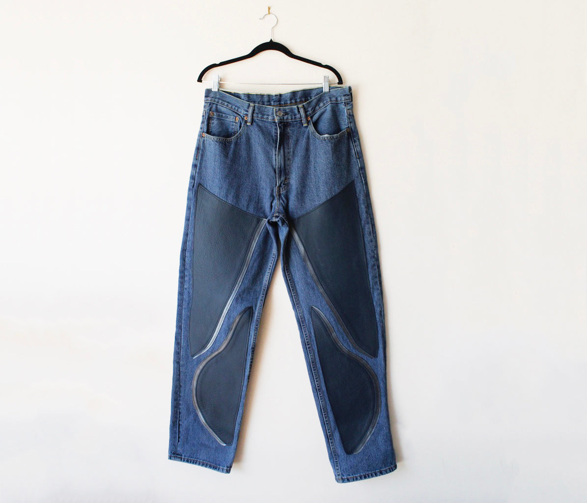 Chappy Pant - Navy & Silver – Ian James